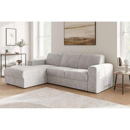 OTTO home Ecksofa &raquo;BORNHOLM 2.0 L-Form, Breite 220 cm, Verl&auml;ssliche Qualit&auml;t, Struktur&laquo; Recamiere links/rechts bestellbar, Bezug - Chenille oder 