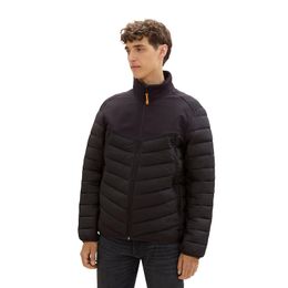 Tom Tailor Denim Damen Tom Tailor Denim Hybridjacke ohne Kapuze mit Stehkragen schwarz S