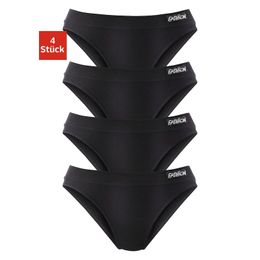 Petite Fleur By Lascana Damen petite fleur by Lascana Jazz-Pants Slips 4er-Pack, aus elastischer Baumwolle schwarz 42