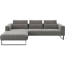 Musterring Ecksofa &raquo;JUSTB! PM100, stilvoller Lounge-Komfort von &laquo; Kollektion Bettina Zimmermann, optionaler Sitzvorzug & Fu&szlig;-Auswahl grau 100% Polyester B/H/T: 
