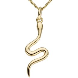 Firetti Damen Kettenanh&auml;nger &raquo;Schmuck Geschenk Gold 333 Halsschmuck Anh&auml;nger f&uuml;r Halskette Schlange&laquo; gold Gelbgold 333, 0,65 g