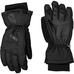 CMP Kinder CMP Skihandschuhe mit Logostickerei, w&auml;rmend, wasserabweisend, winddicht, f&uuml;r Kinder schwarz 6 (17,5)