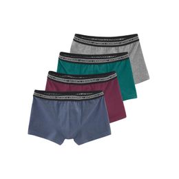 AUTHENTIC LE JOGGER Kinder AUTHENTIC LE JOGGER Boxer &raquo;Boxershorts f&uuml;r Jungen&laquo; Packung, 4 Stk. unifarben, mit Logobund, Baumwollmischung bunt 98/104, 4