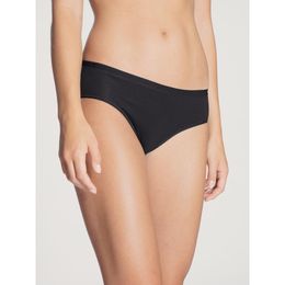 Calida Damen Calida Slip &raquo;Natural Comfort&laquo; Regular Cut, elastisch, weich, Single Jersey Qualit&auml;t, pillingarm schwarz M (44/46)