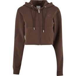 Karl Kani Sweatjacke Damen Gr&ouml;&szlig;e S schoko / mauve