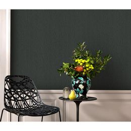 Erismann Vliestapete &raquo;Vliestapete MOIR&Eacute;E&laquo; gepr&auml;gt Phthalate frei schwarz Vlies B/L: 0,53m x 10,05m, Rollen: 1