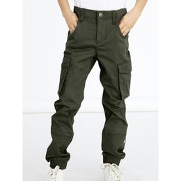 name it Herren Cargohose &raquo;NKMRYAN CARGO R TWI PANT 2222-BA&laquo; gr&uuml;n 152, N-Gr