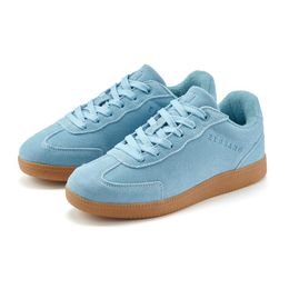 ELBSAND Damen Sneaker &raquo;Freizeitschuh, Schn&uuml;rschuh, Turnschuh, Retro Sneaker, Lederschuh&laquo; Ledersneaker, Schn&uuml;rhalbschuh aus Leder im modernen Retro 