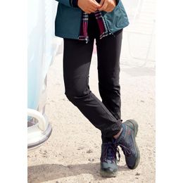 active by Lascana Lascana Active Damen LASCANA ACTIVE Trekkinghose mit 3 Zipper Taschen schwarz 34, N-Gr