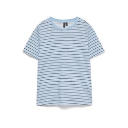 V&eacute;ro Moda VERO MODA Shirt 'VMPaulina' female size S Navy / Dusty blue / White