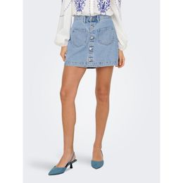 Only Damen Only Jeansrock &raquo;ONLAMAZING HW SKIRT TAI DNM NOOS&laquo; blau L (40)
