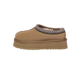 Everau Slippers female size 39 Chestnut brown / Dark brown / White