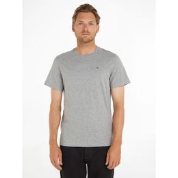 Tommy Jeans Herren T-Shirt &raquo;TJM ESSENTIAL SOLID&laquo; mit Rundhalsausschnitt und dezenter Logo-Flag grau M