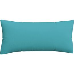 Schlafgut Kissenbezug &raquo;Premium Kissenbezug Knitted Jersey (1 St)&laquo; Ton-in-Ton Rei&szlig;verschluss, Bio-Baumwolle mit Elasthan, Uni, OEKO Tex blau Jersey, Obermaterial