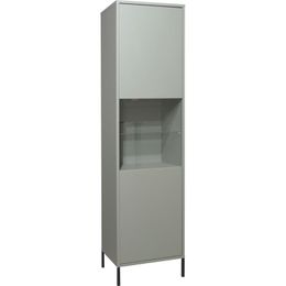 M&auml;usbacher Standvitrine &raquo;Bonnie&laquo; Vitrine mit wechselbarem T&uuml;ranschlag gr&uuml;n B/H/T: 51cm x 182cm x 45cm, T&uuml;ren: 1 Stk.