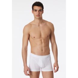 Schiesser Herren Boxer &raquo;Long Life Cotton&laquo; ohne Eingriff, Cotton-Mix wei&szlig; 6