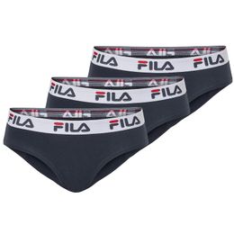 Fila Damen Slip &raquo;WOMAN BRIEF&laquo; mit elastischem Logobund grau M