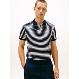 Tommy Hilfiger Herren Poloshirt &raquo;LIQUID COTTON REGULAR SEASONAL&laquo; mit Logostickerei blau L