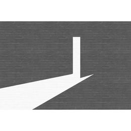 ARCHITECTS PAPER Fototapete &raquo;Atelier 47 Duo Colour Brick 2&laquo; Steinoptik glatt 3D Fototapete Grafisch 200 g Vlies Premium Tapete Steinoptik wei&szlig; Vlies B/L: 4m x 2,7m