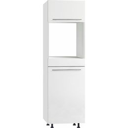 Optifit Backofenumbauschrank &raquo;Bern&laquo; 60 cm breit, 212 cm hoch, mit h&ouml;henverstellbaren Stellf&uuml;&szlig;en wei&szlig; wei&szlig;, B/H/T: 60cm x 211,8cm x 58,4cm, T&uuml;ren: 1 