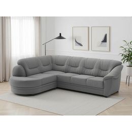 Sit & More sit&more Ecksofa &raquo;Savona&laquo; mit Federkern, optional mit Schlaffunktion B/H/T: 267cm x 90cm x 206cm, Chenille, Ottomane links, ohne Bettfunktion