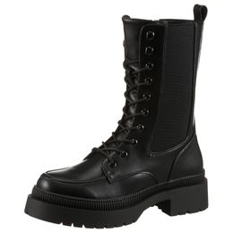 Aniston Shoes Damen Aniston SHOES Schn&uuml;rboots Schn&uuml;rstiefelette, Plateauboots schwarz 40