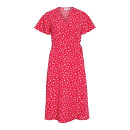 Vila Dress 'VILovie' female size 44 Crimson / White