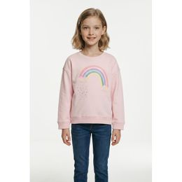 Blue Seven Damen Sweatshirt, Baumwolle rosa 98
