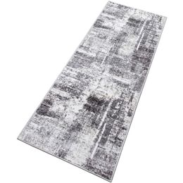 OTTO home Teppich &raquo;Salsa&laquo; rechteckig 9 mm H&ouml;he mit besonders weichem Flor, Kurzflor, im Vintage-Look, dichte Qualit&auml;t grau Kunstfaser B : 67cm 1 Stk.,
