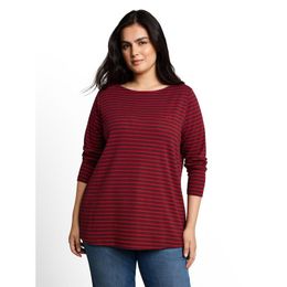Tom Tailor Plus Damen Tom Tailor PLUS Langarmshirt im Streifen-Design 54