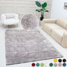 Bruno Banani Teppich &raquo;Dana Teppich, besonders weich und kuschelig, Kundenliebling&laquo; rechteckig 30 mm H&ouml;he uni, Mikrofaser Teppiche, Wohnzimmer, Schlafzimmer, 