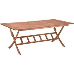 Merxx Gartentisch &raquo;Maracaibo&laquo; braun B/H/T: 100cm x 74cm x 200cm