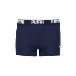 Puma Jungen Puma Badehose &raquo;Puma SWIM BOYS LOGO TRUNKS&laquo; mit elastischem Bund, f&uuml;r Boys, Logoschriftzug blau 140, N-Gr