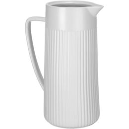 Sch&ouml;ner Wohnen Kollektion SCH&Ouml;NER WOHNEN-Kollektion Karaffe &raquo;REFIA&laquo; Keramik Krug, 1,25l mit eleganter Rifferlung Steinzeug 1.250ml