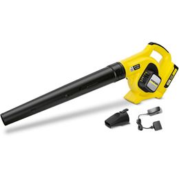 K&auml;rcher K&Auml;RCHER Akku-Laubbl&auml;ser &raquo;LBL 2 BATTERY SET&laquo; mit Gebl&auml;serohr, Akku und Ladeger&auml;t, 220 m&sup2;/h gelb Kunststoff Bajonettverschluss: F&uuml;r die platzsparende 