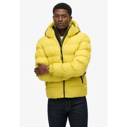 Superdry Herren Steppjacke &raquo;HOODED SPORTS PUFFER JACKET&laquo; mit Kapuze Kunstfaser, relaxed fit gelb XXL