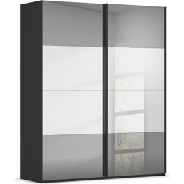 Rauch Schwebet&uuml;renschrank &raquo;Kleiderschrank Schrank Garderobe Schlafzimmerschrank SCALE-FYRA&laquo; edle T&uuml;ren viergeteilt Front Spiegel-Mix viele Farben MADE