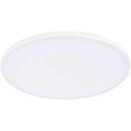 Paulmann LED Einbauleuchte &raquo;Veluna VariFit Edge IP44 rund Tunable White, Wei&szlig; dimmbar&laquo; 1 Stk. Tageslichtwei&szlig; LED Einbaupanel ZigBee, App steuerbar wei&szlig; 1, &Oslash; 