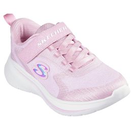 Skechers M&auml;dchen Sneaker &raquo;WAVE 92&laquo; Freizeitschuh mit Klettverschluss, Gr&ouml;&szlig;enschablone zum Download rosa 28