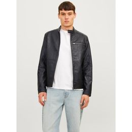 Jack & Jones Jack & Jones Damen Lederimitatjacke &raquo;JJEDYLAN PU BIKER JACKET NOOS&laquo; schwarz L
