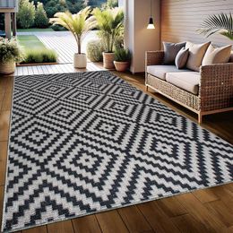 OTTO home Teppich &raquo;Cordoba auch als L&auml;ufer erh&auml;ltlich&laquo; rechteckig 3 mm H&ouml;he In- und Outdoor geeignet, Sisal-Optik, Wetterfest & UV-best&auml;ndig, Boho 
