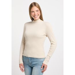 Ragwear Damen Langarmshirt &raquo;JANELLE LONG&laquo; mit bequemer Passform, h&uuml;ftlange Schnittform, unifarben, pflegeleicht XXL