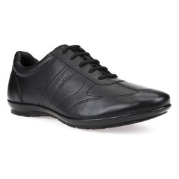 Geox Herren Schn&uuml;rschuh &raquo;UOMO SYMBOL&laquo; Business Schuh, Sneaker in eleganter Form schwarz 42