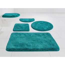 Grund Badematte &raquo;Melos, Badvorleger, Badezimmer Teppich, sehr weich&laquo; H&ouml;he 27 mm rutschhemmend beschichtet fu&szlig;bodenheizungsgeeignet melierte Optik, sehr 