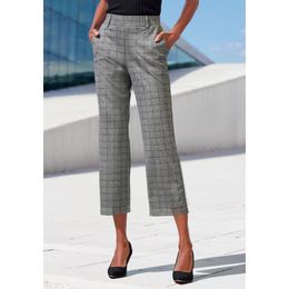 Lascana Damen Lascana Culotte mit Jacquard Strickmuster oder uni schwarz blau 32/34, N-Gr