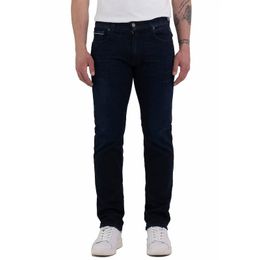 Replay Herren Straight-Jeans &raquo;GROVER&laquo; in vielen verschiedenen Waschungen, mit Stretch blau 33, L&auml;nge 34