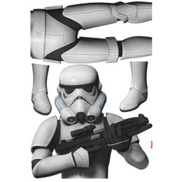 Komar Wandtattoo &raquo;Star Wars Stormtrooper - Gr&ouml;&szlig;e 100 x 70 cm&laquo; selbstklebend, Wandsticker, Kinderzimmer schwarz-wei&szlig; Folie B/H/T: 100cm x 160cm, Disney