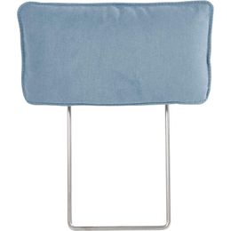 Home Affaire Sofa-Kopfst&uuml;tze &raquo;Birkholm&laquo; passend zur Serie "Birkholm", B/T/H des Polsters: 50/10/25 cm blau Holzwerkstoff B/H/L: 50cm x 25cm