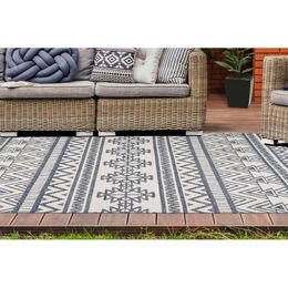 Arte Espina Teppich &raquo;Yoga 500&laquo; rechteckig 10 mm H&ouml;he Teppich f&uuml;r Indoor & Outdoor, Fu&szlig;bodenheizung geeignet, Pflegeleicht schwarz-wei&szlig; Polyester B : 160cm 1 Stk.,