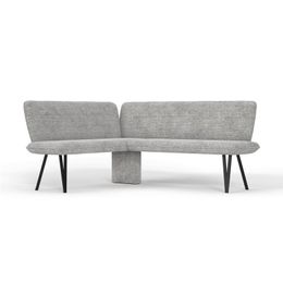 OTTO home Eckbank &raquo;Mily K&uuml;chenbank, Polsterbank, Esszimmerbank, 205x164 cm&laquo; Moderne Bank und Farben, Sitzplatzanzahl: 5, Frei in Raum stellbar grau 